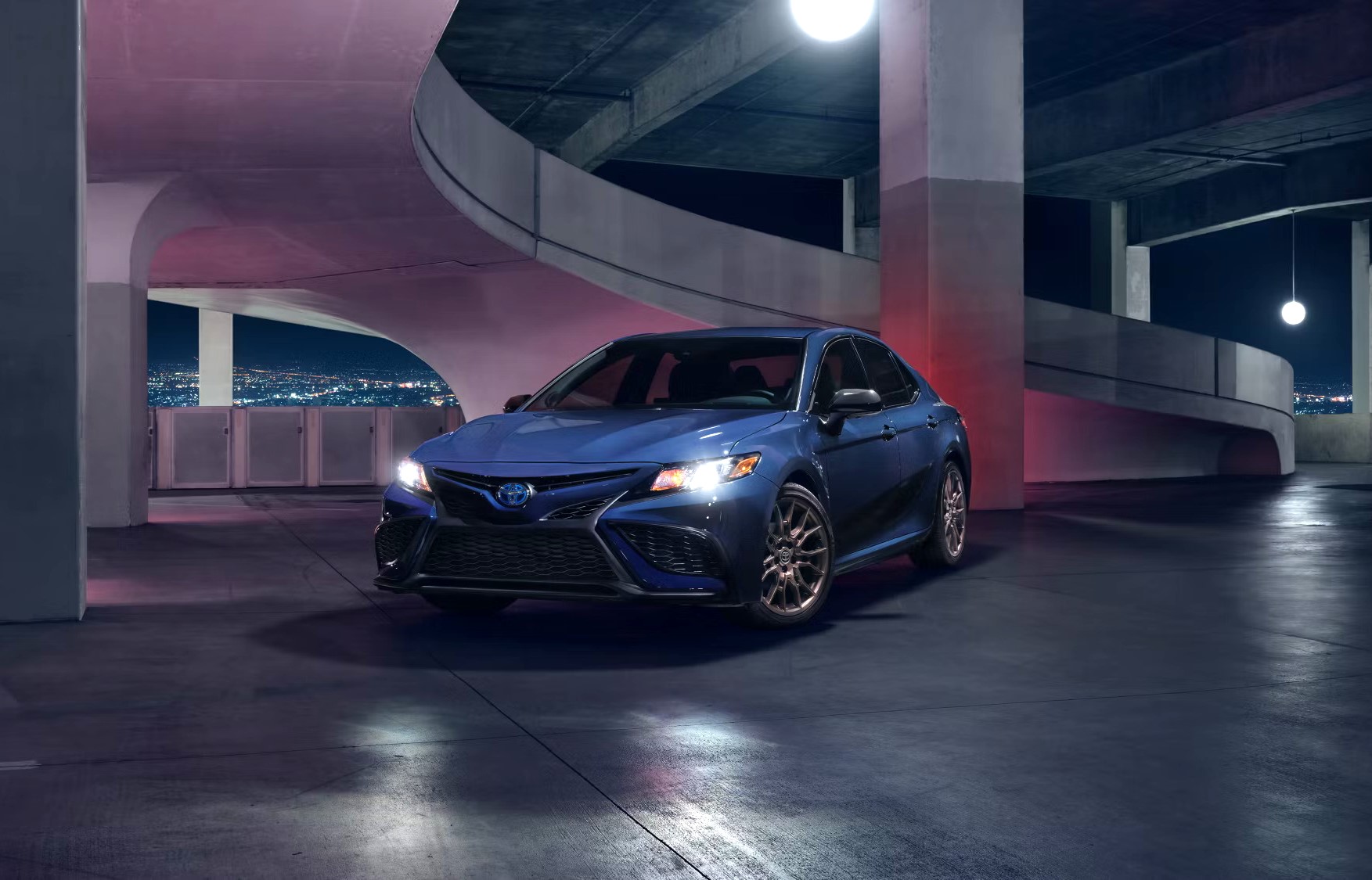 Purple Toyota Camry
